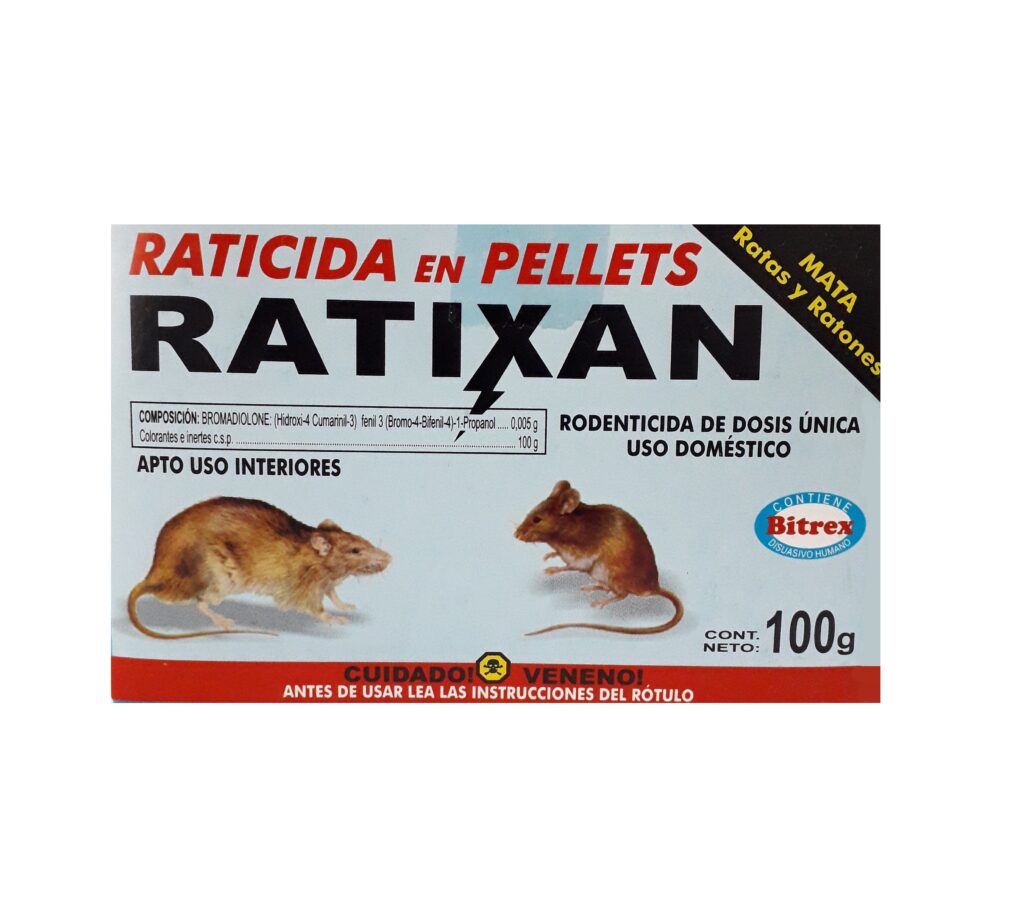 Raticida en Pellets 100 GR. – Barraca Sanitaria Paysandu